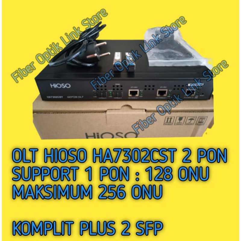 Jual OLT HIOSO HA7302CST 2 PON OLT EPON | Shopee Indonesia
