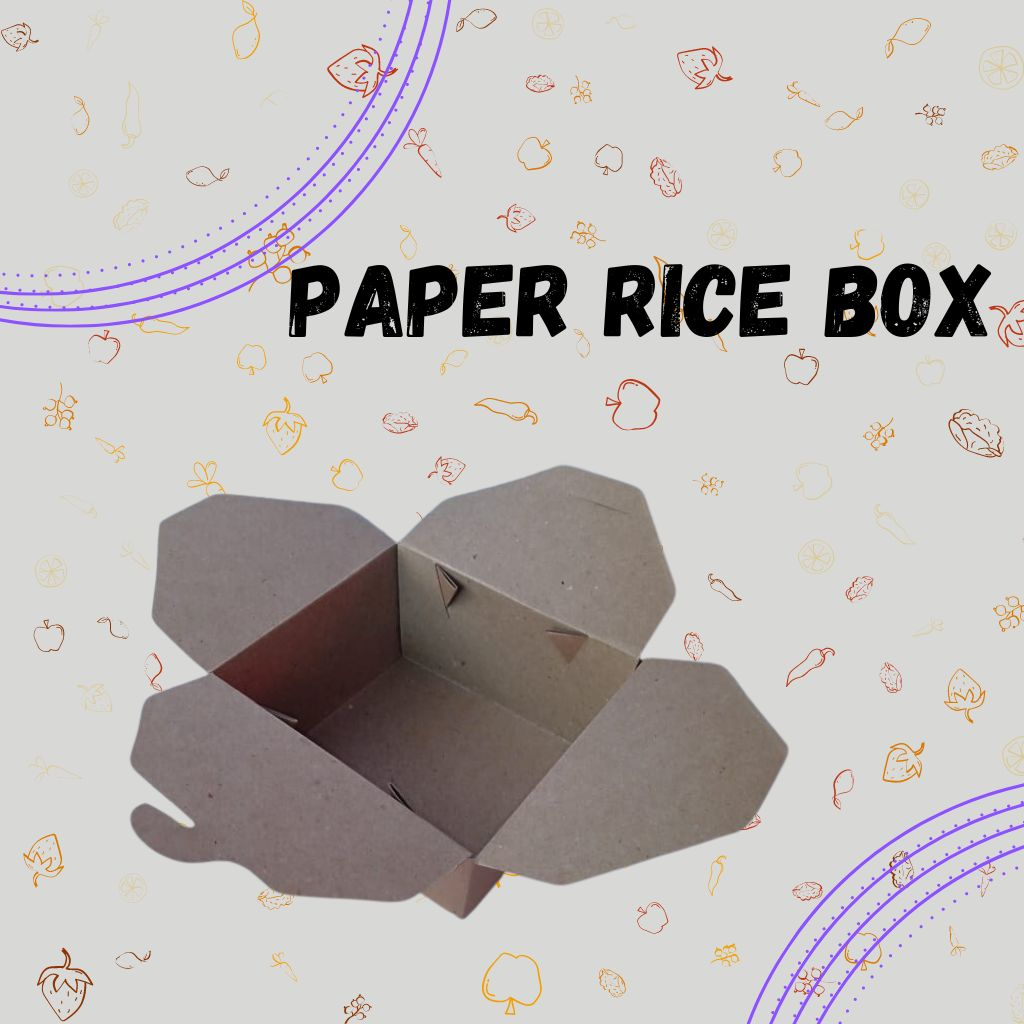 Jual Food Pail / Paper Rice Box / Lunch Box / Kertas Dus Makanan ...