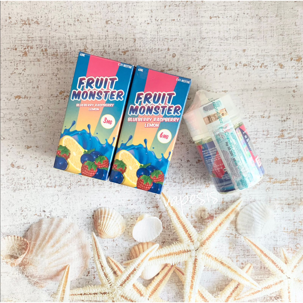 Jual Fruit Monster Blueberry Raspberry Lemon 60ml USA US Fruity ...