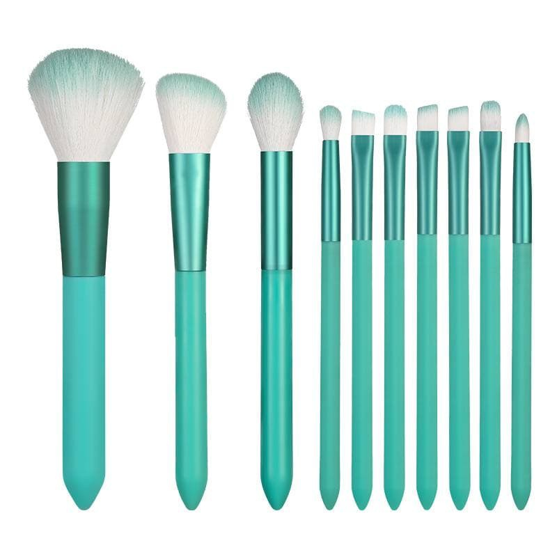 Jual Luito - Kuas Make Up Set 10 PCS Brush MakeUp Kosmetik Wajah Mata ...