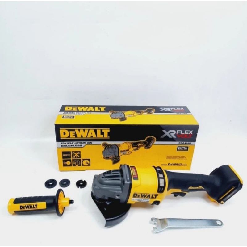 Jual Mesin Gerinda Baterai Cordless DEWALT 54V DCG418 DCG418N Brushless ...