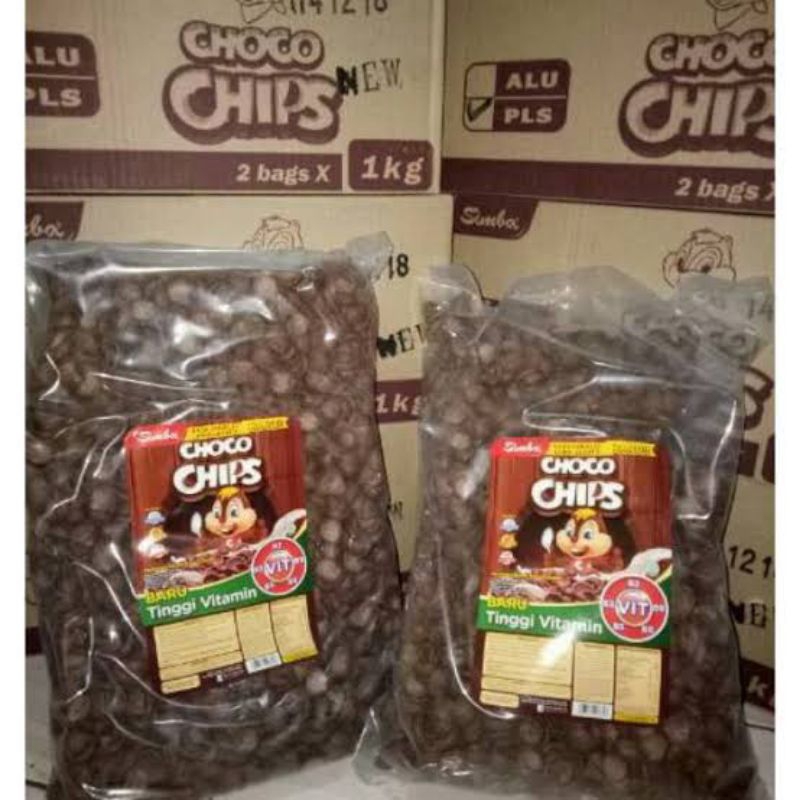 Jual simba choco chips / simba choco crunch 1 dus isi 2kg | Shopee ...