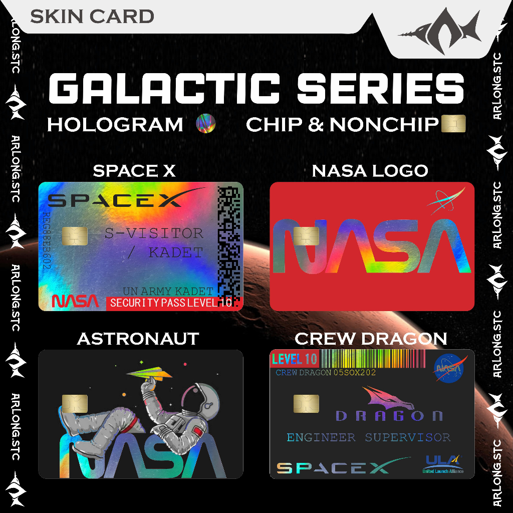 Jual Hologram Skin Card / Skin Kartu / Sticker Kartu ATM Chip & Nonchip ...
