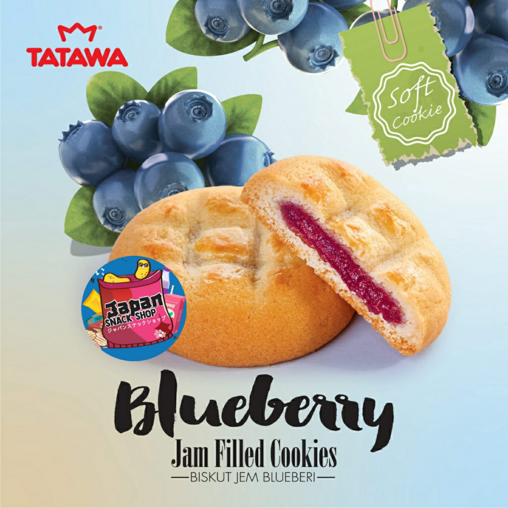 Jual Tatawa Blueberry Jam Cookies 120g / snack / camilan / makanan ...