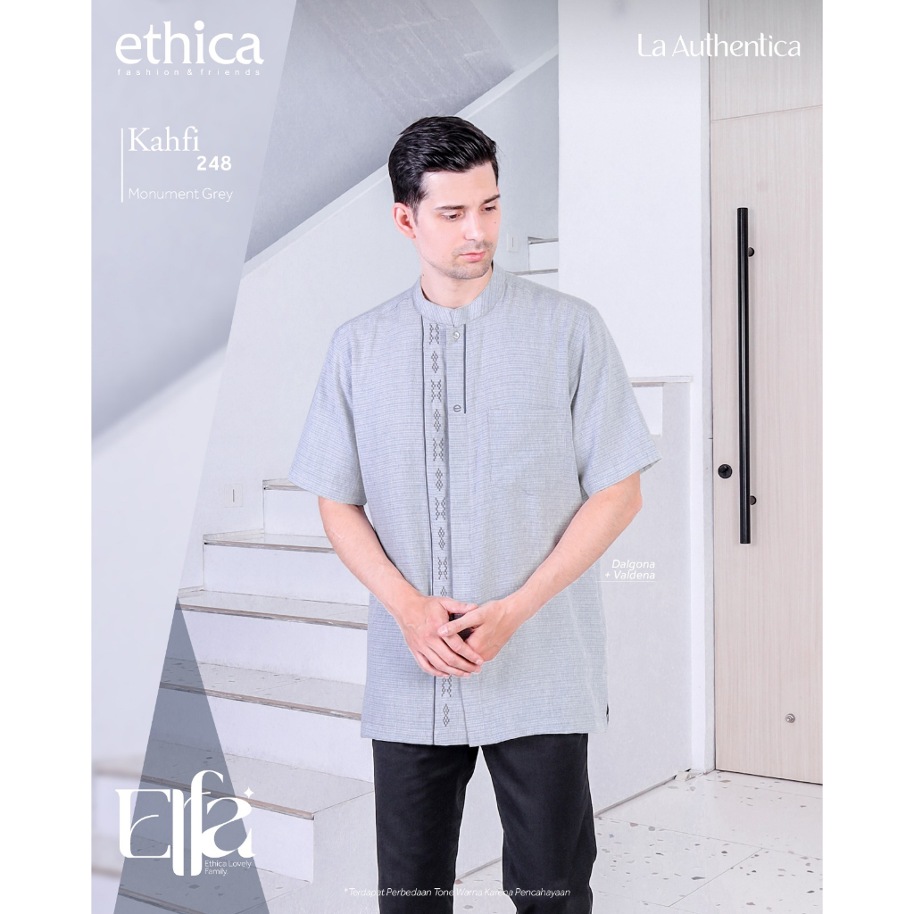 Jual Ethica Koko Dewasa Terbaru Kahfi 248 Monument Grey | Shopee Indonesia