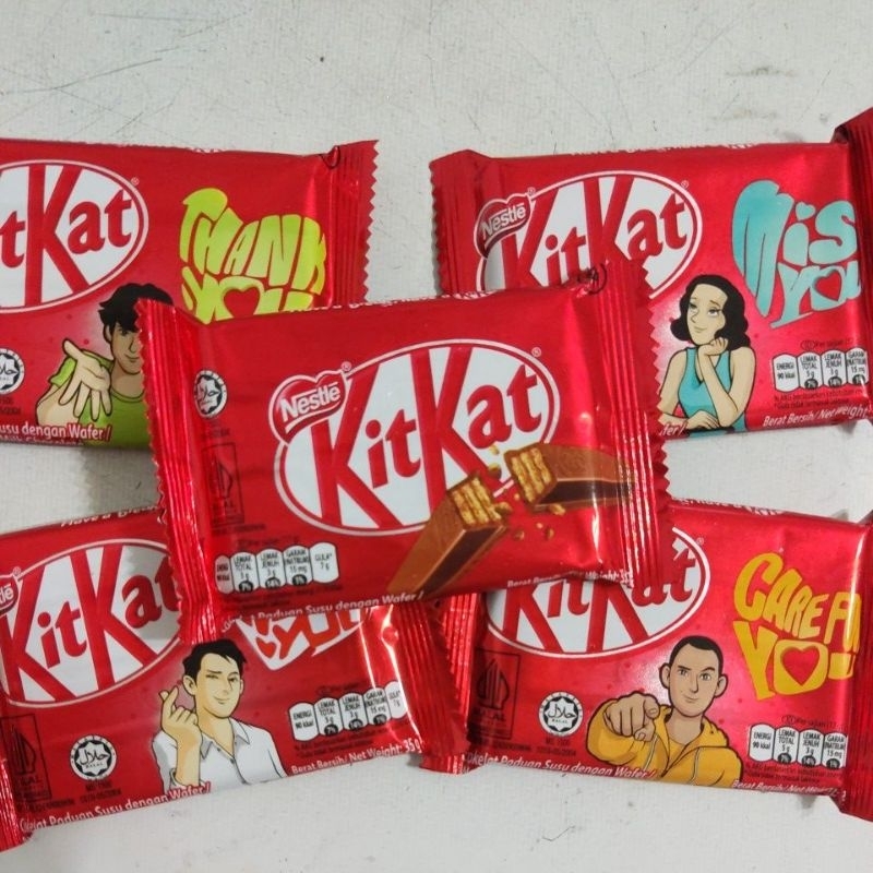 Jual kit kat 4f / coklat milo nuggets 25 gr / coklat kitkat 4 fingers ...