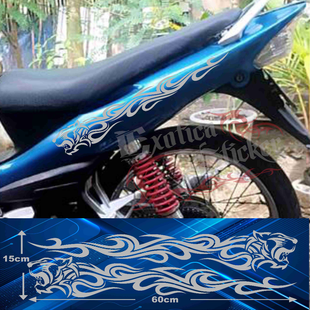 Jual lis body striping motor 1 cutting sticker jupiter matic scoopy pcx ...