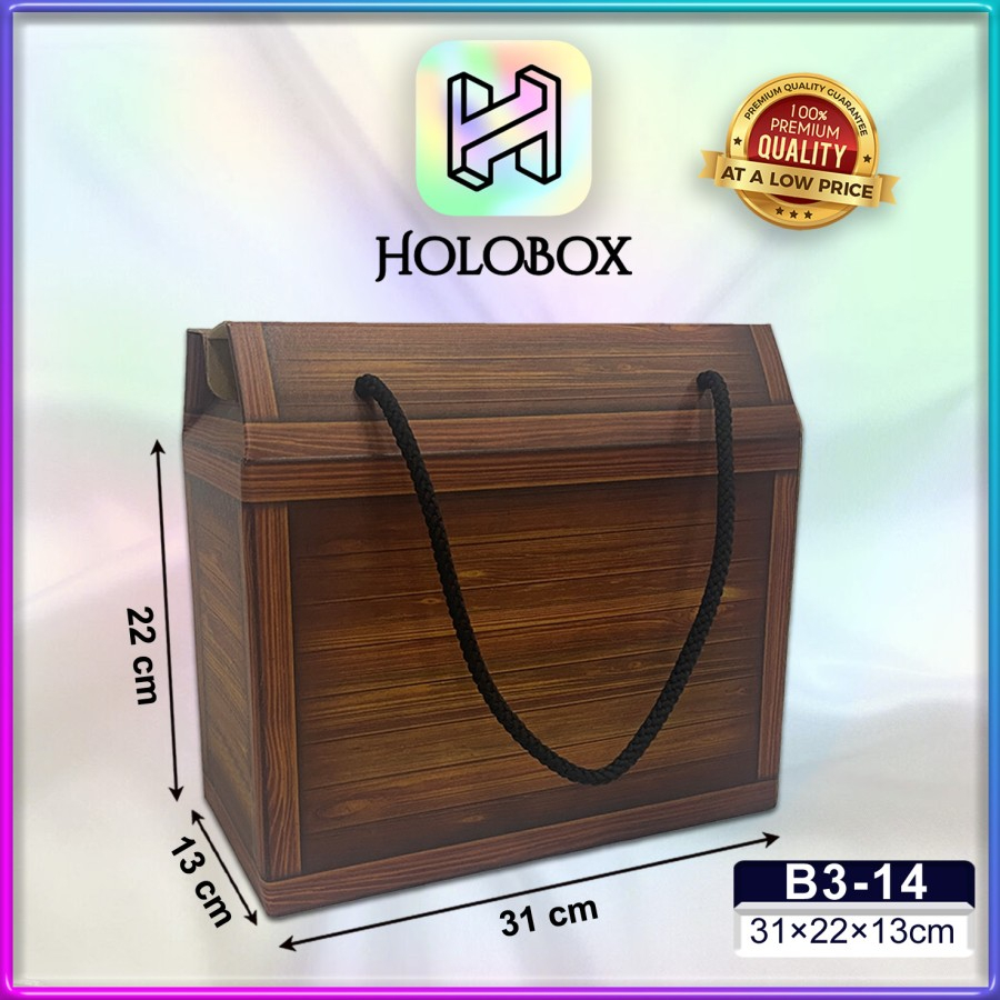 Jual Box Kado / Kotak Packaging / Gift / Hampers Gable Box Uk 25x13x22 ...