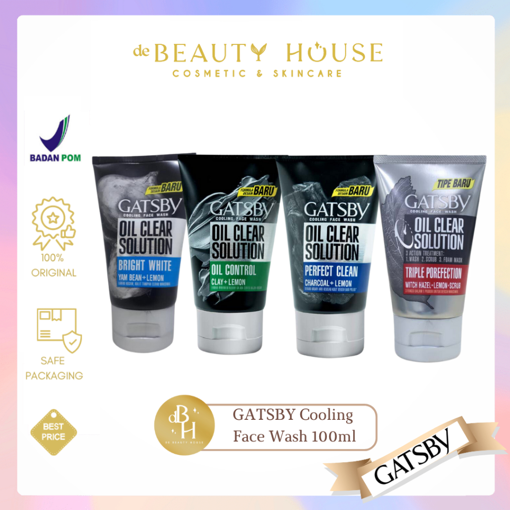 Jual GATSBY Cooling Face Wash 100ml | Shopee Indonesia