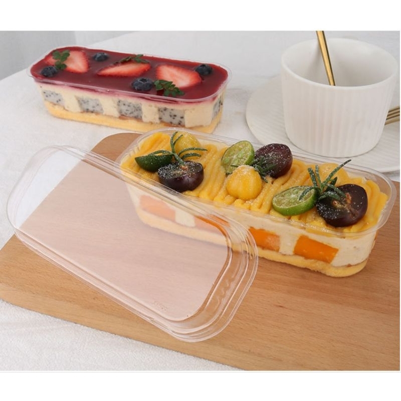 Jual Dessert Box Mika Persegi Panjang Oval | Shopee Indonesia