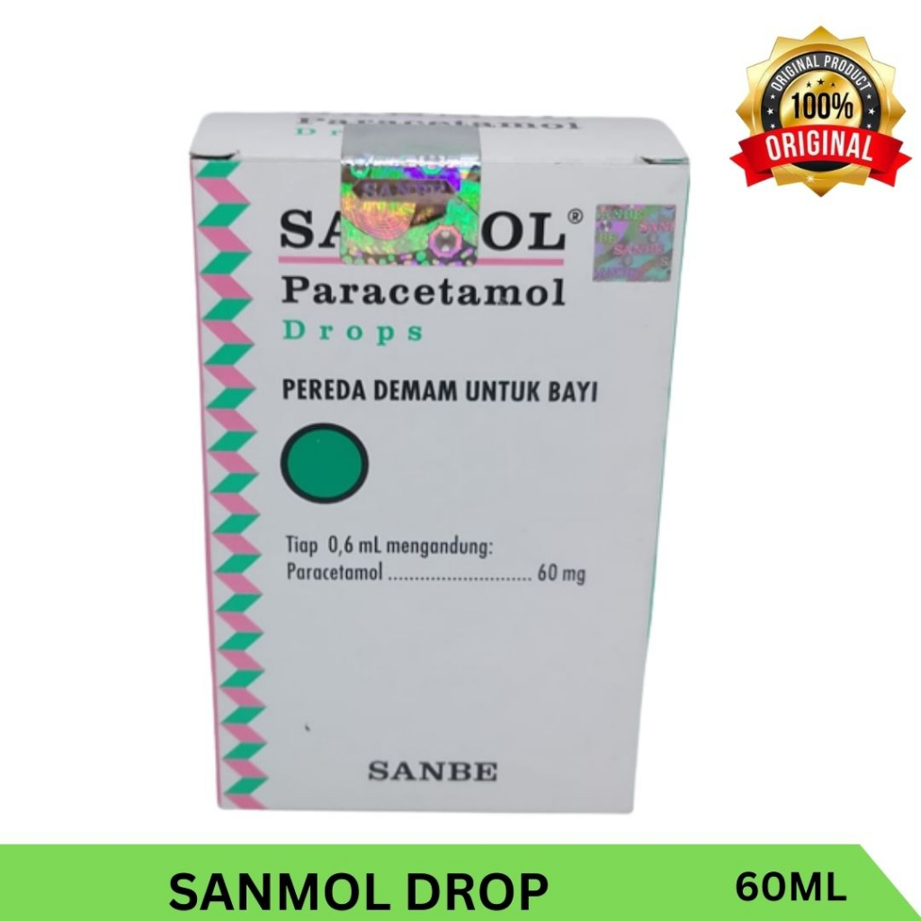 Jual Sanmol Paracetamol Drops Obat Demam,Penurun Panas Anak | Shopee ...
