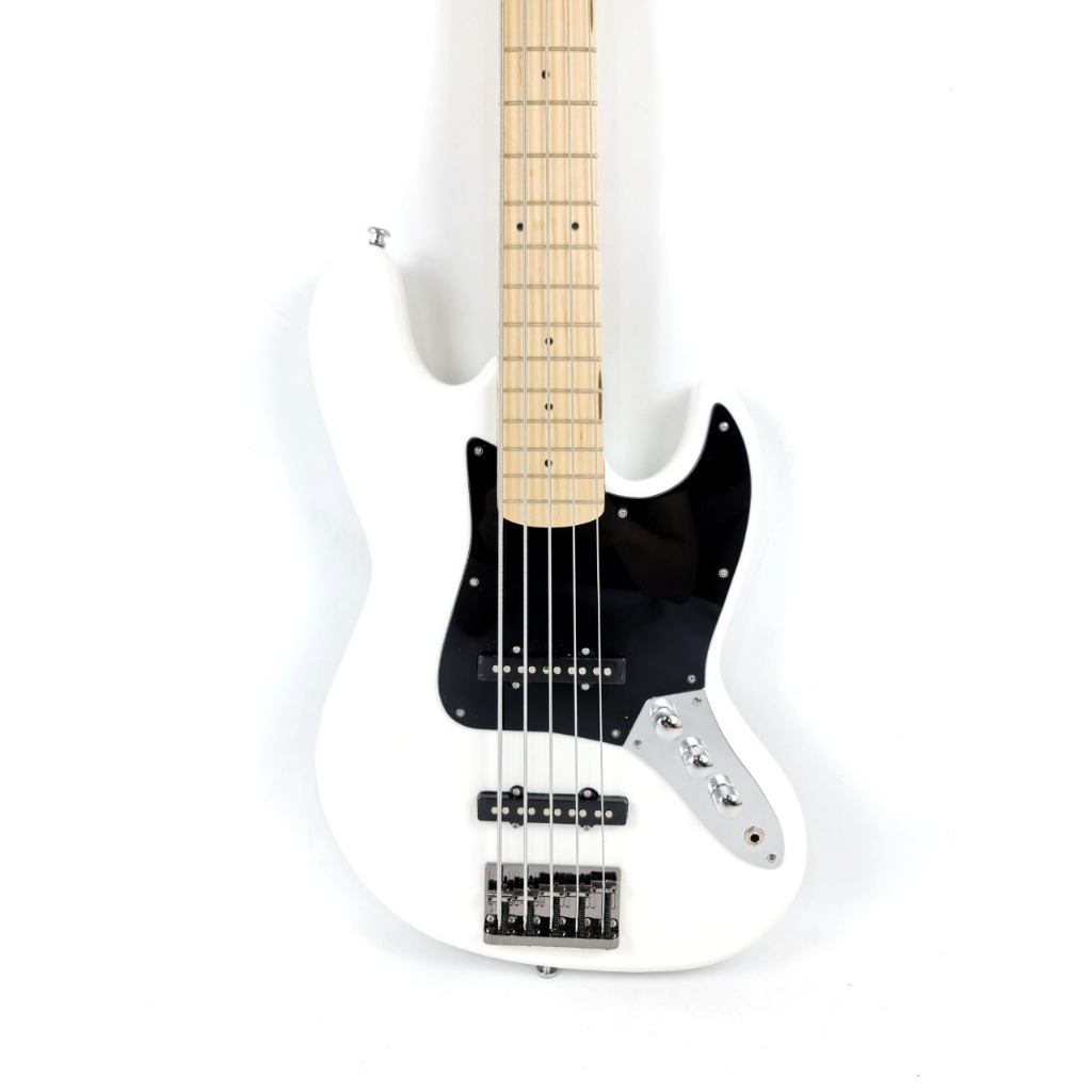 Jual Bass Elektrik Merk Fender Model Jazz Bass Senar 5 Warna Putih ...