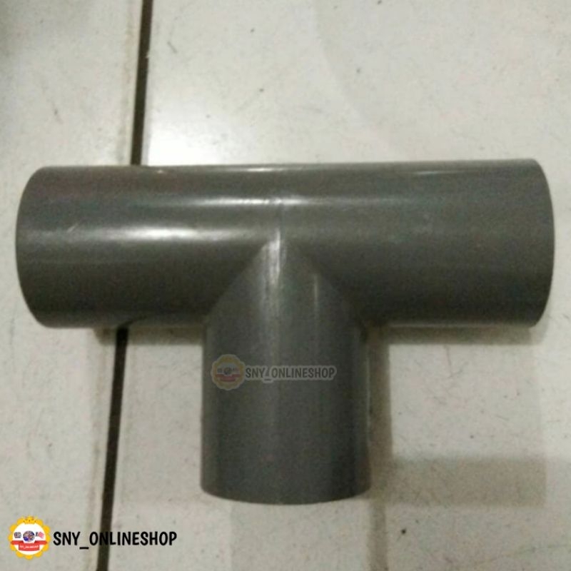Jual Sambungan T / Tee / Sambungan Pipa / Tee 1-1/2" Inch Rucika AW | Shopee Indonesia