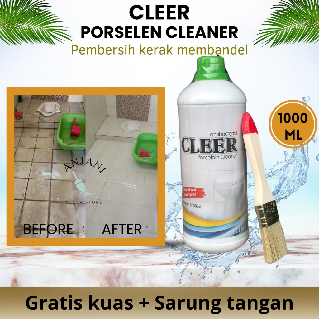 Jual SABUN PEMBERSIH KERAMIK LANTAI TOILET (free kuas dan sarung tangan ...