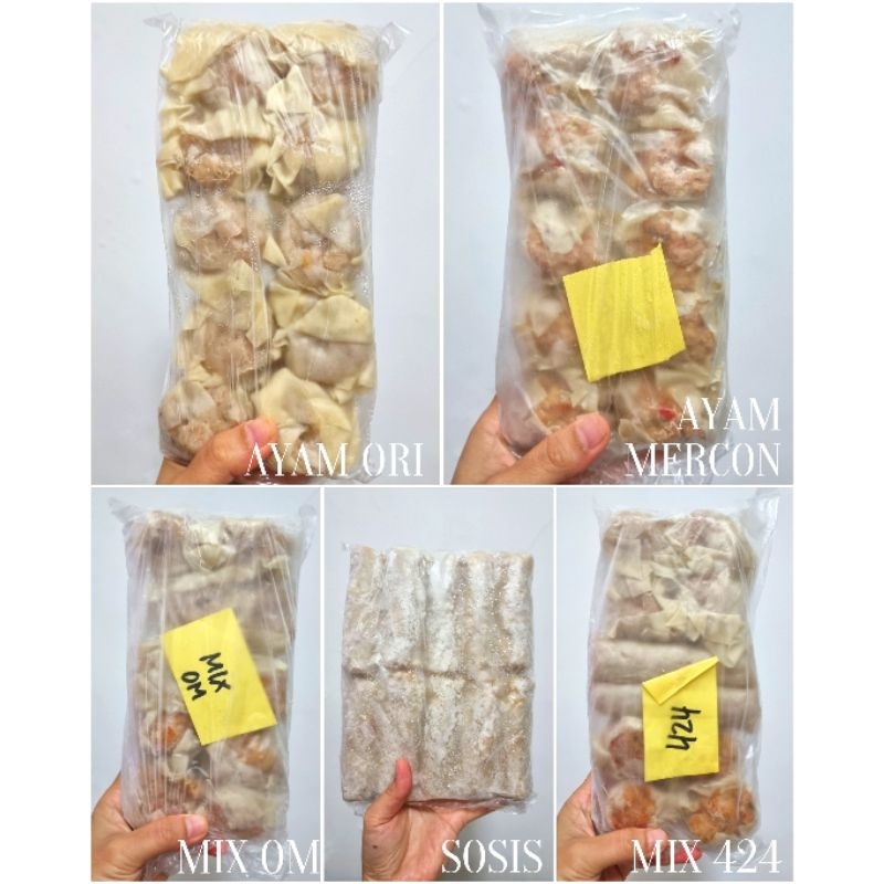 Jual Siomay Frozen Jumbo isi Ayam Ori, Sosis, Ayam Mercon, Dimsum Khas ...