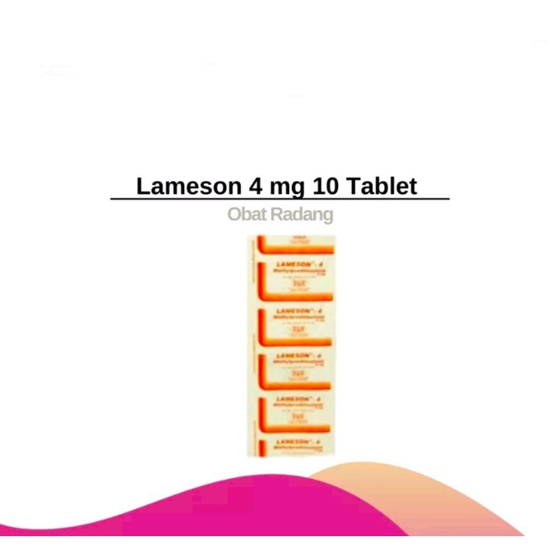 Jual LAMESON 4MG 1 STRIP 10 TABLET | Shopee Indonesia