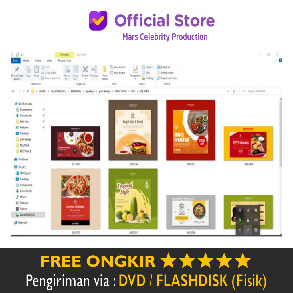 Jual Paket Template Desain Undangan Digital Cetak Premium Format CDR ...