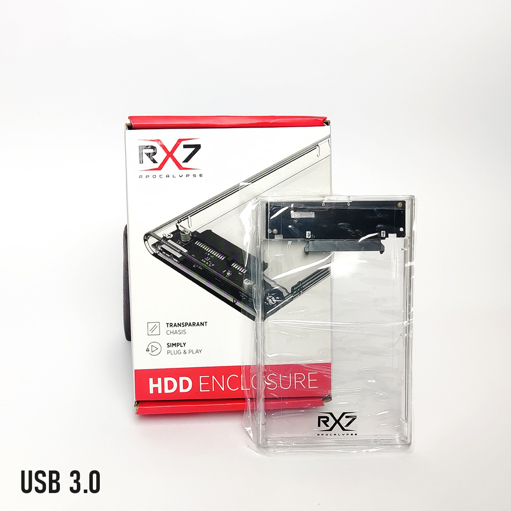 Jual RX7 HDD SSD Enclosure 2.5 Inch USB 3.0 SATA 3 | Harddisk Case ...