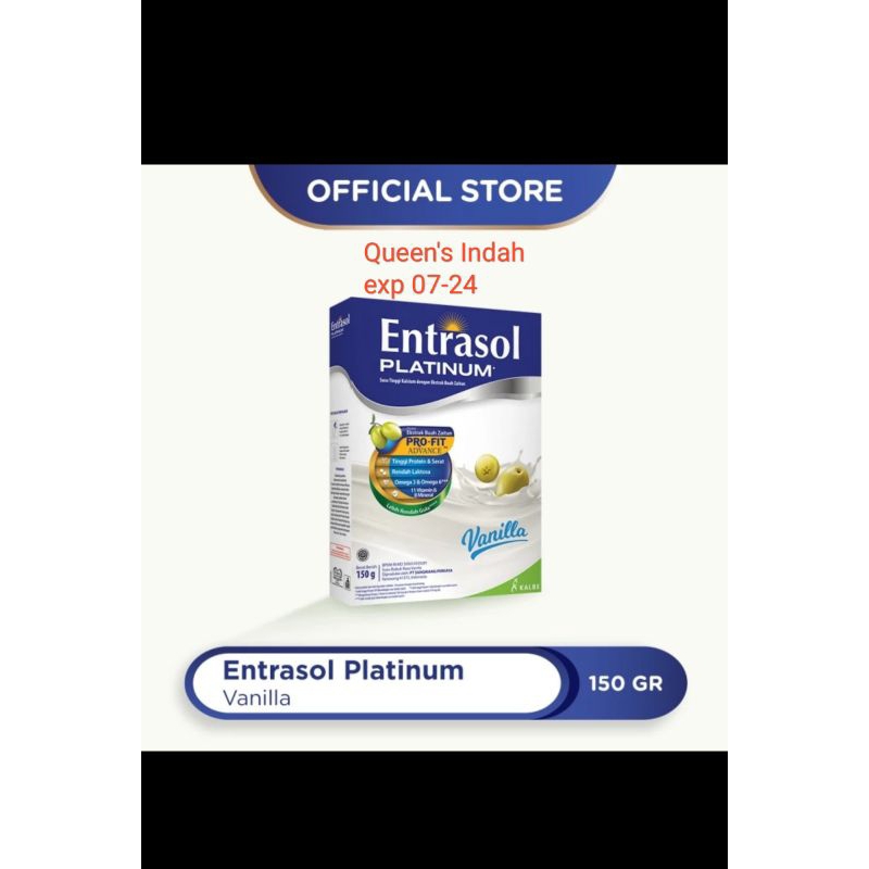 Jual Entrasol Platinum Vanilla 150 g | Shopee Indonesia