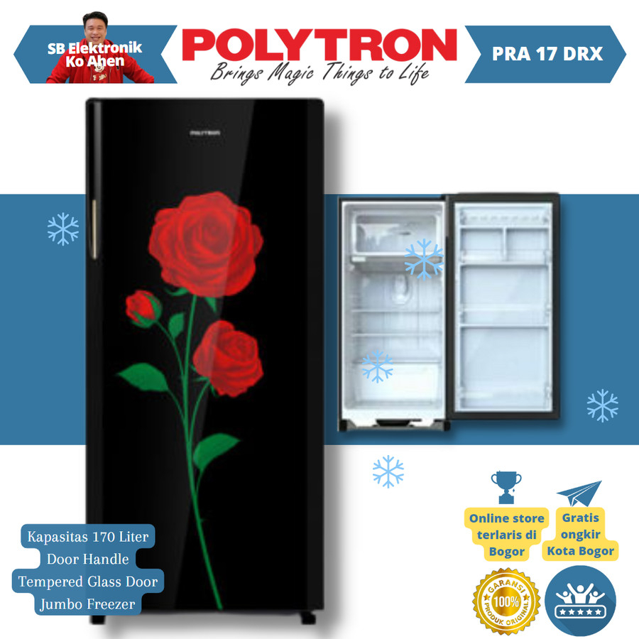 Jual POLYTRON Kulkas 1 Pintu Belleza Varia 170 liter PRA 17DRX | Shopee ...