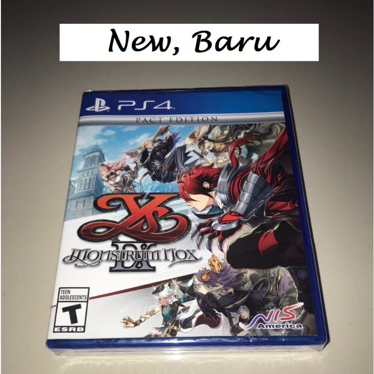 Jual [PS4] [New Sealed] YS IX: Monstrum Nox [Pact Edition] (Region All ...