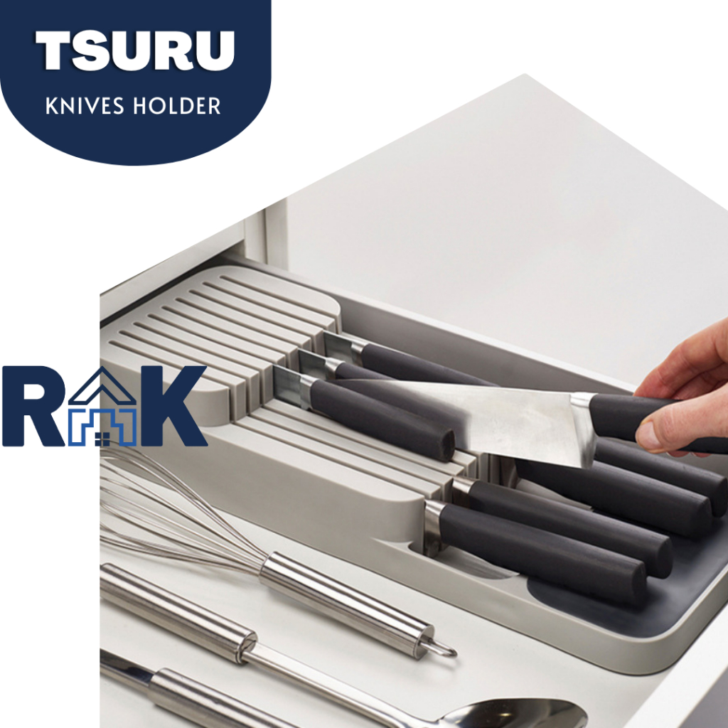 Jual RAK - TSURU Knives Organizer Tempat Pisau Laci Organiser Pisau ...