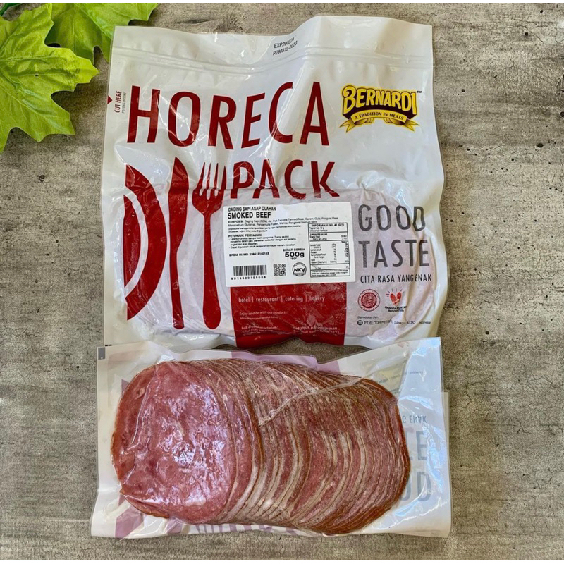 Jual Bernardi Horeca Pack Smoked Beef Oval 500gr | Shopee Indonesia