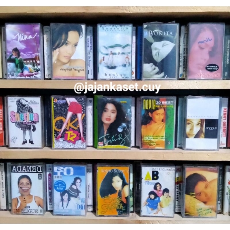 Jual KASET PITA Nidji Drive PSP Titi DJ Trie Utami Radja Ernie Johan ...