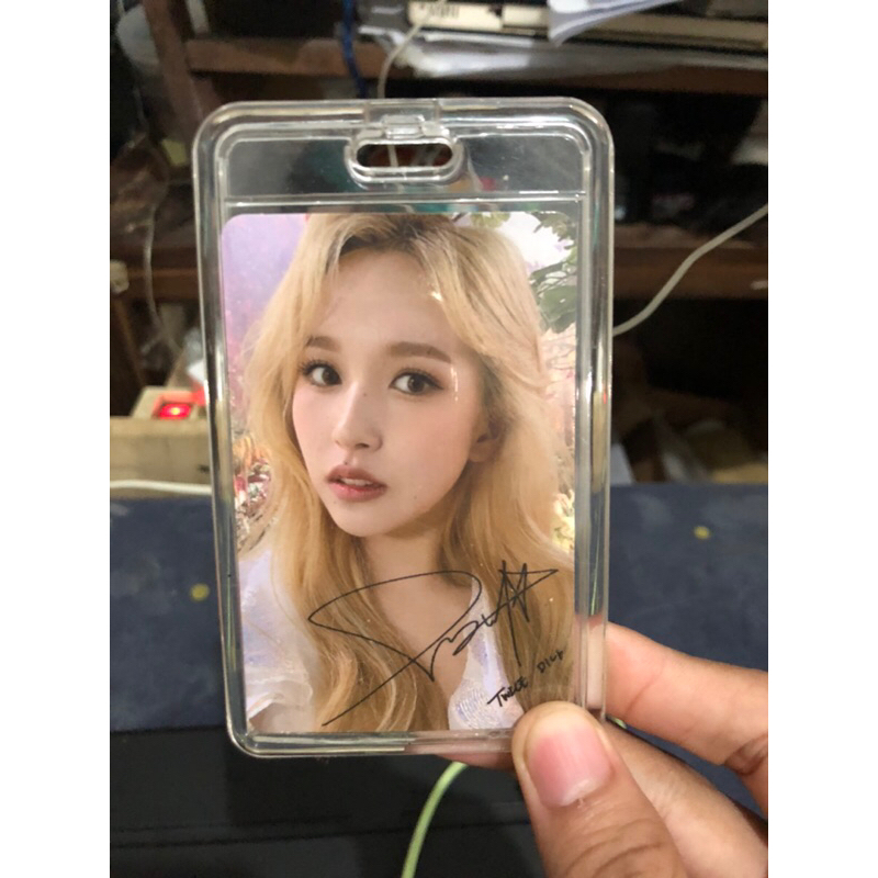 Jual photocard PC Mina twice more and more mnm sign | Shopee Indonesia