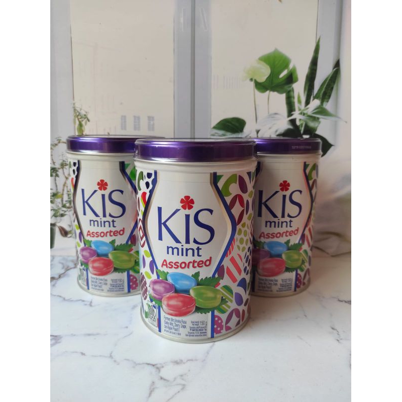 Jual permen kiss mint kaleng 150gr/permen kiss kaleng | Shopee Indonesia