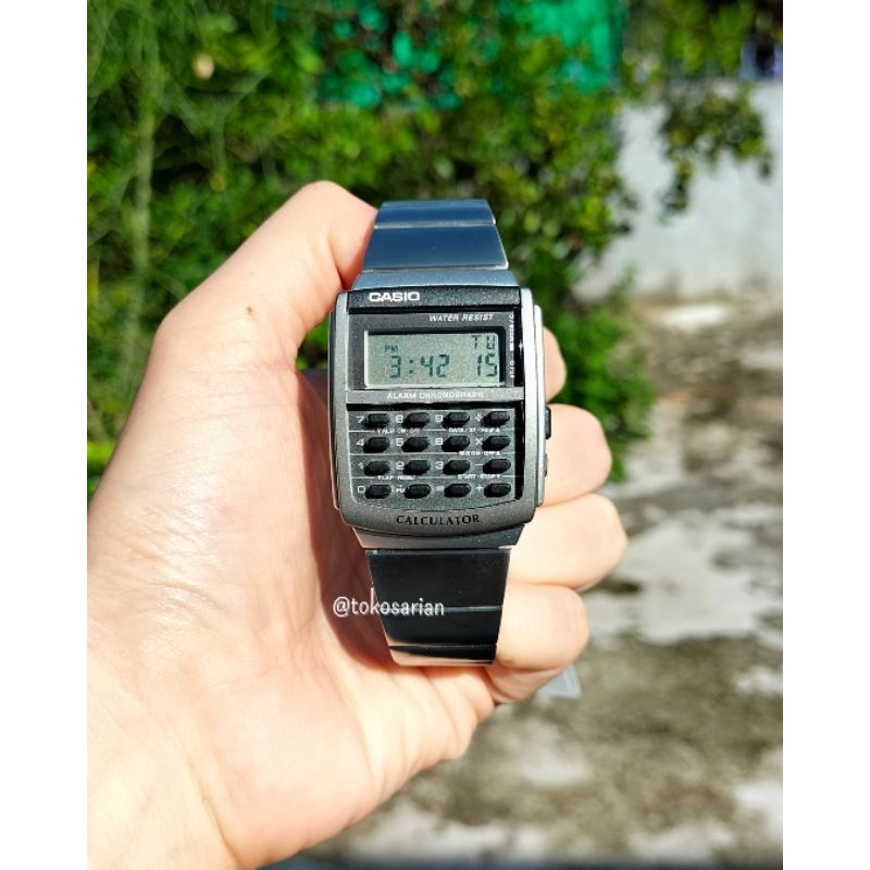 Jual Jam Tangan Kalkulator Casio CA-560-1DF Original Bergaransi Rantai ...