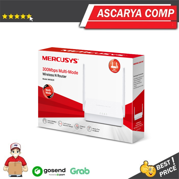 Jual Mercusys MW302R Multi-Mode Wireless N Router 300Mbps | Shopee ...