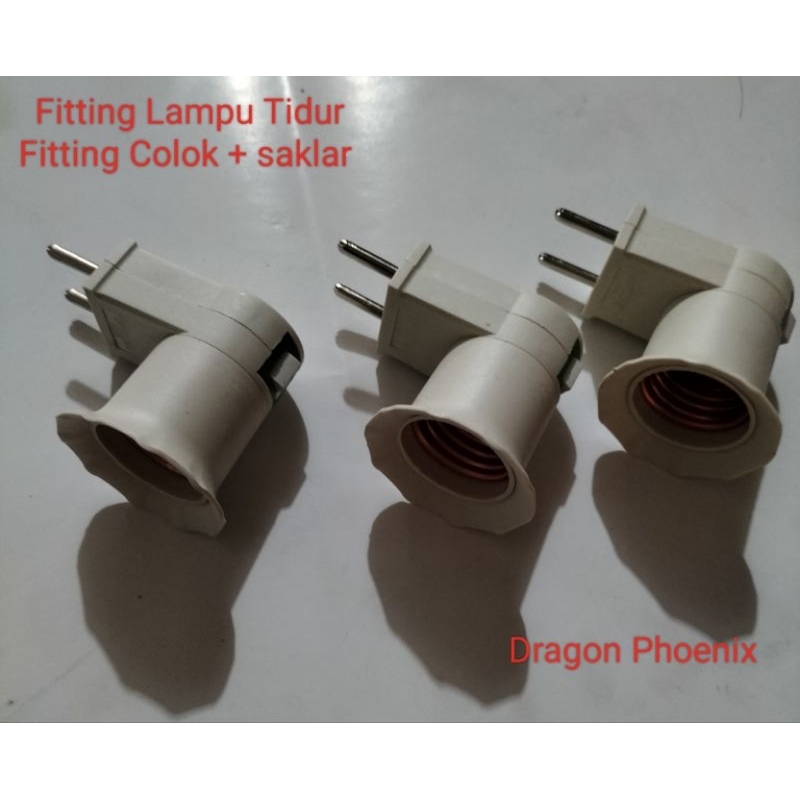 Jual Fitting Colok saklar/fitting lampu tidur switch | Shopee Indonesia
