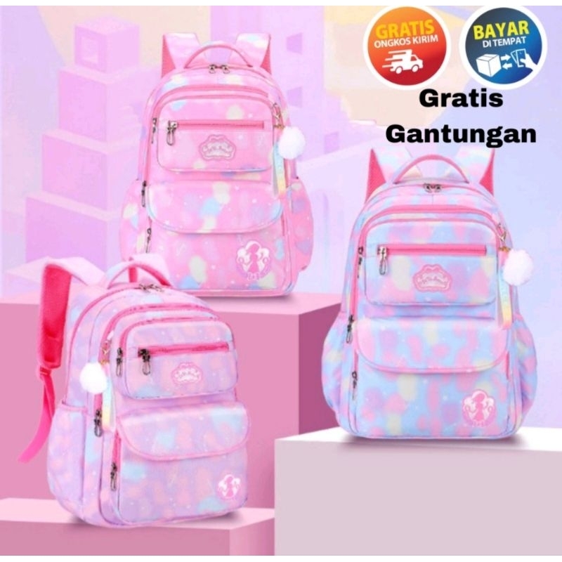 Jual TAS SEKOLAH SD-SMP OPEN SET MODEL KOREA KEKINIAN WATER PROOF | Shopee Indonesia