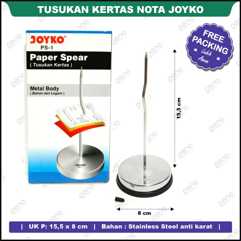 Jual Tusukan Kertas, bon JOYKO PS-1 (paper spear bahan dari Logam ...