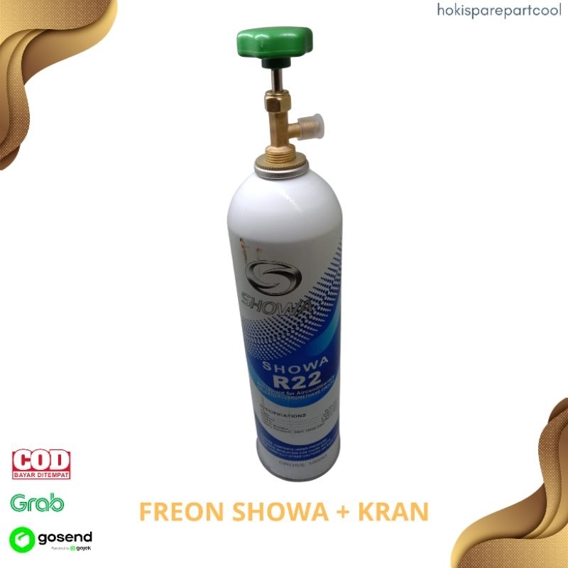 Jual FREON SHOWA R22 KALENG 1000G + KRANNYA | Shopee Indonesia