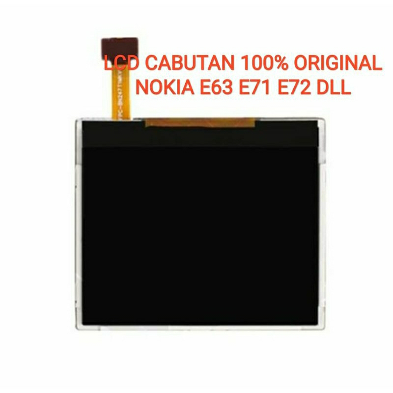 Jual LCD BEKAS CABUTAN ORI NOKIA E63 E71 E72 DLL NORMAL TESTED | Shopee ...