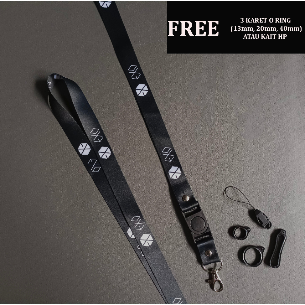 Jual Lanyard ID Card EXO Kpop - Tali Gantungan HP IdCard Nametag EX0 | Shopee Indonesia