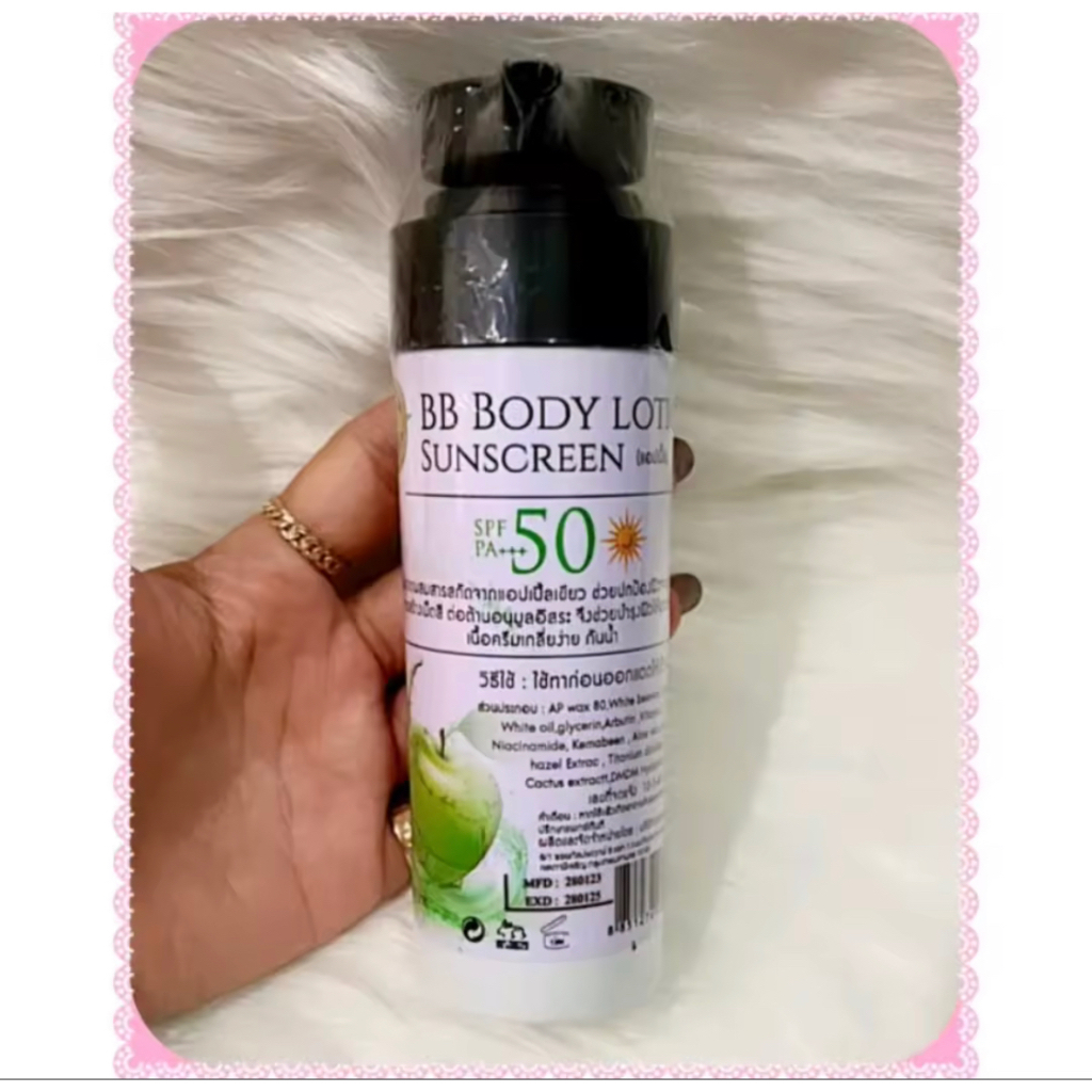 Jual ARBUTINA BB BODY LOTION SUNSCREEN SPF 50 PA+++ | Shopee Indonesia