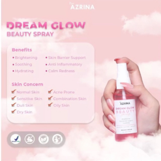 Jual AZRINA DREAM GLOW BEAUTY 60 ML - AZRINA SPRAY - SPRAY AZRINA ...