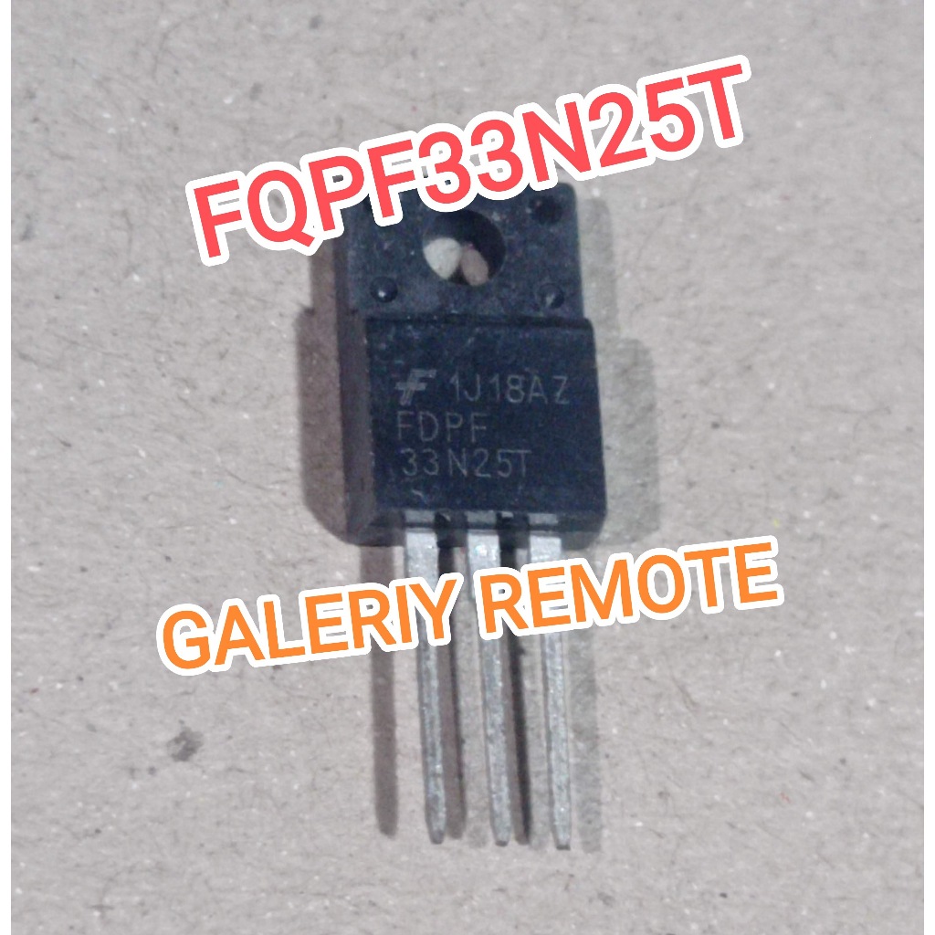 Jual fet mosvet mosfet FDPF33N25 T FDPF33N25 FDPF 33N25 T 33 A 250V N ...