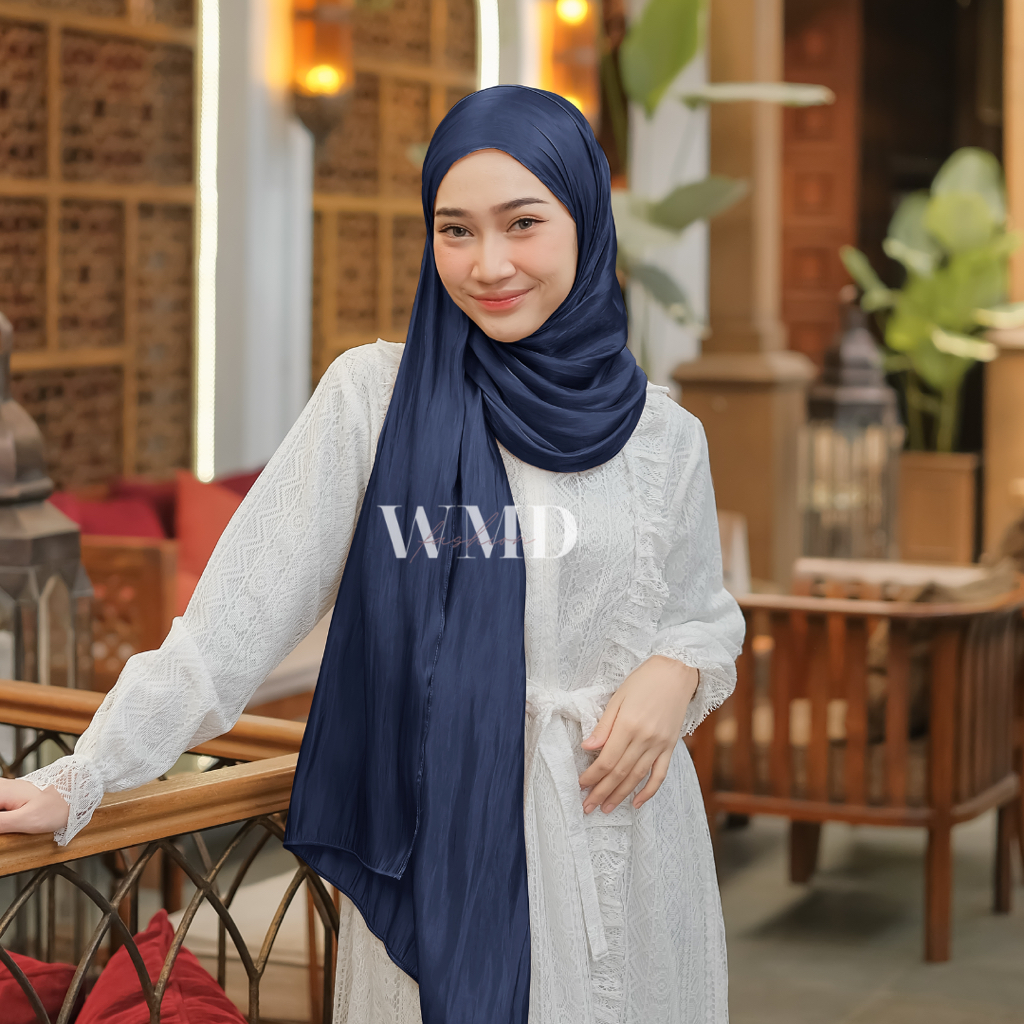 Jual WMD Fashion - Pashmina Shimmer Premium panjang 200x75cm kerudung ...
