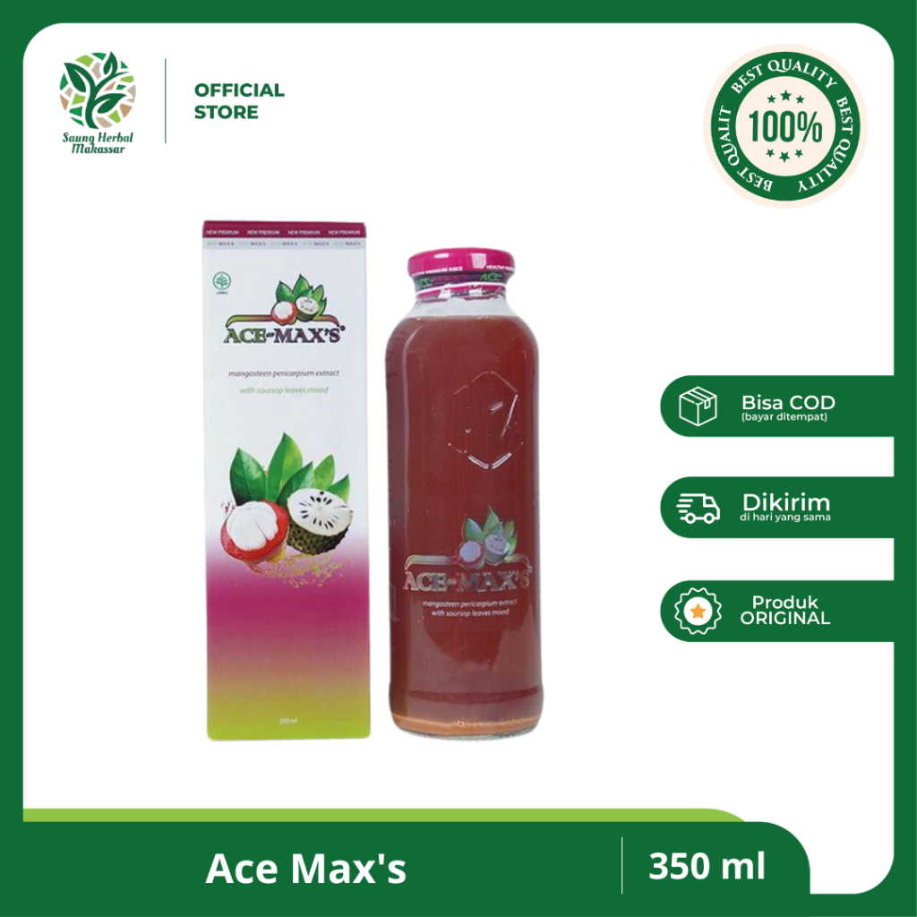 Jual Ace Max's Extra Kulit Manggi Plus Daun Sirsak Ace Max | Shopee Indonesia