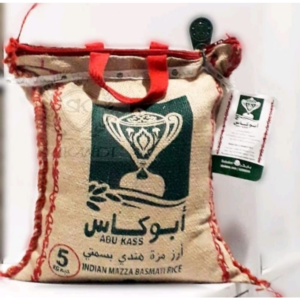 Jual Beras Basmati Asli India Abukass Basmati Rice Kemasan 5kg Abu Kass ...