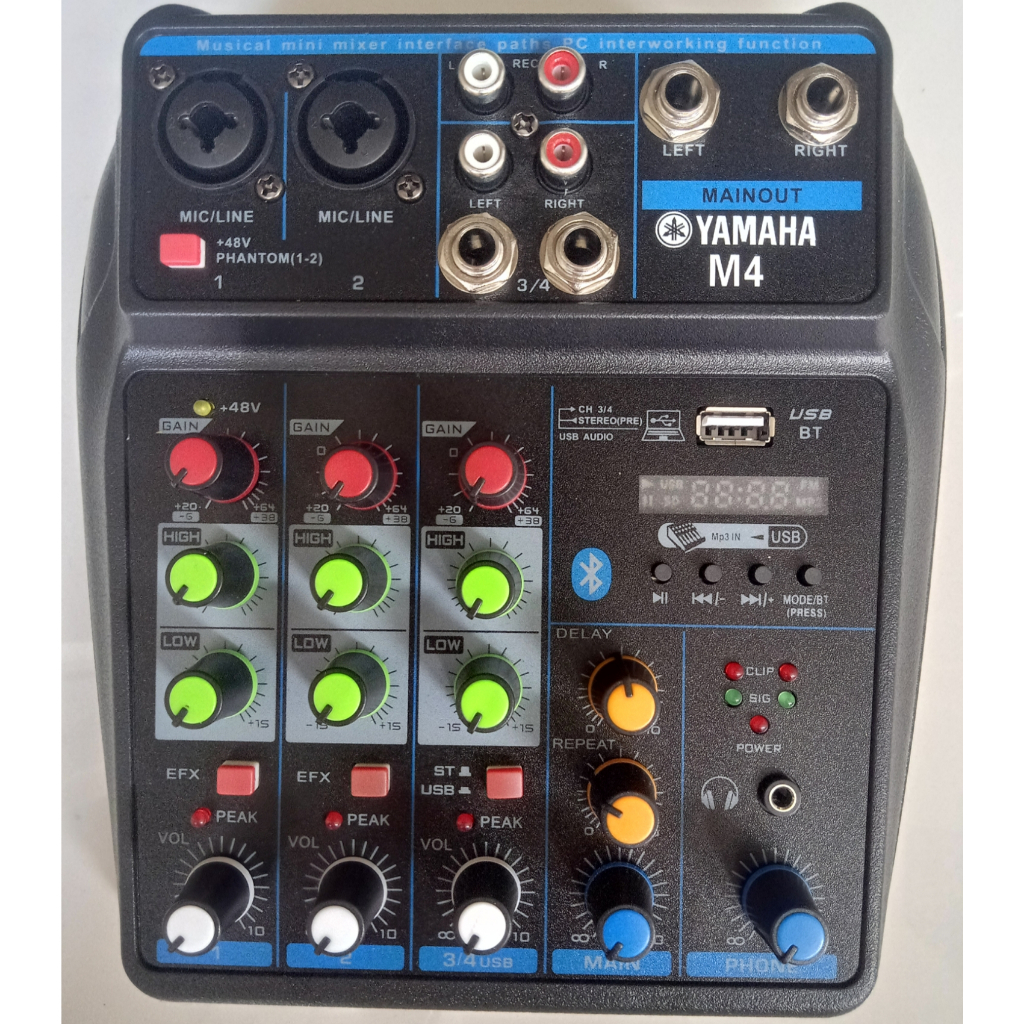 Jual Audio Mixer Usb Bluetooth Yamaha M4 | Shopee Indonesia