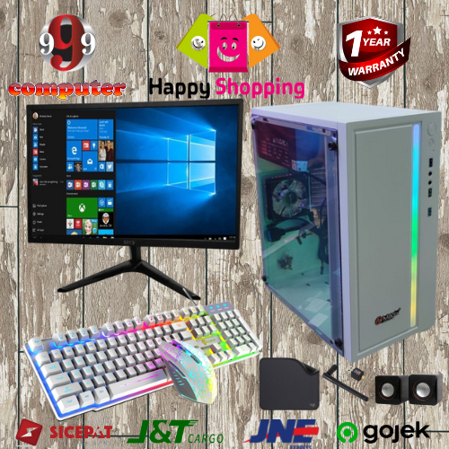 Jual Pc Gaming Fullset Apu A10 9700 | A320m | Ram 16Gb | Vga 2Gb | Ssd 128Gb | Hdd 500Gb ...