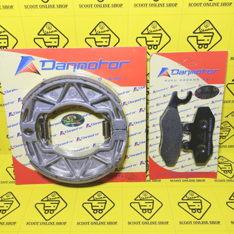 Jual Kampas Rem Depan Belakang Vespa Matic Sprint Primavera Abs ...