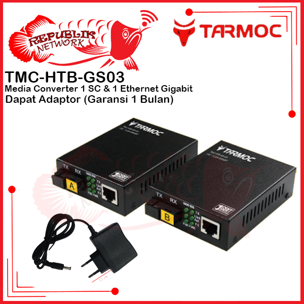 Jual Tarmoc HTB GS03 HTB-GS03 Gigabit Single mode Media Converter | Shopee Indonesia