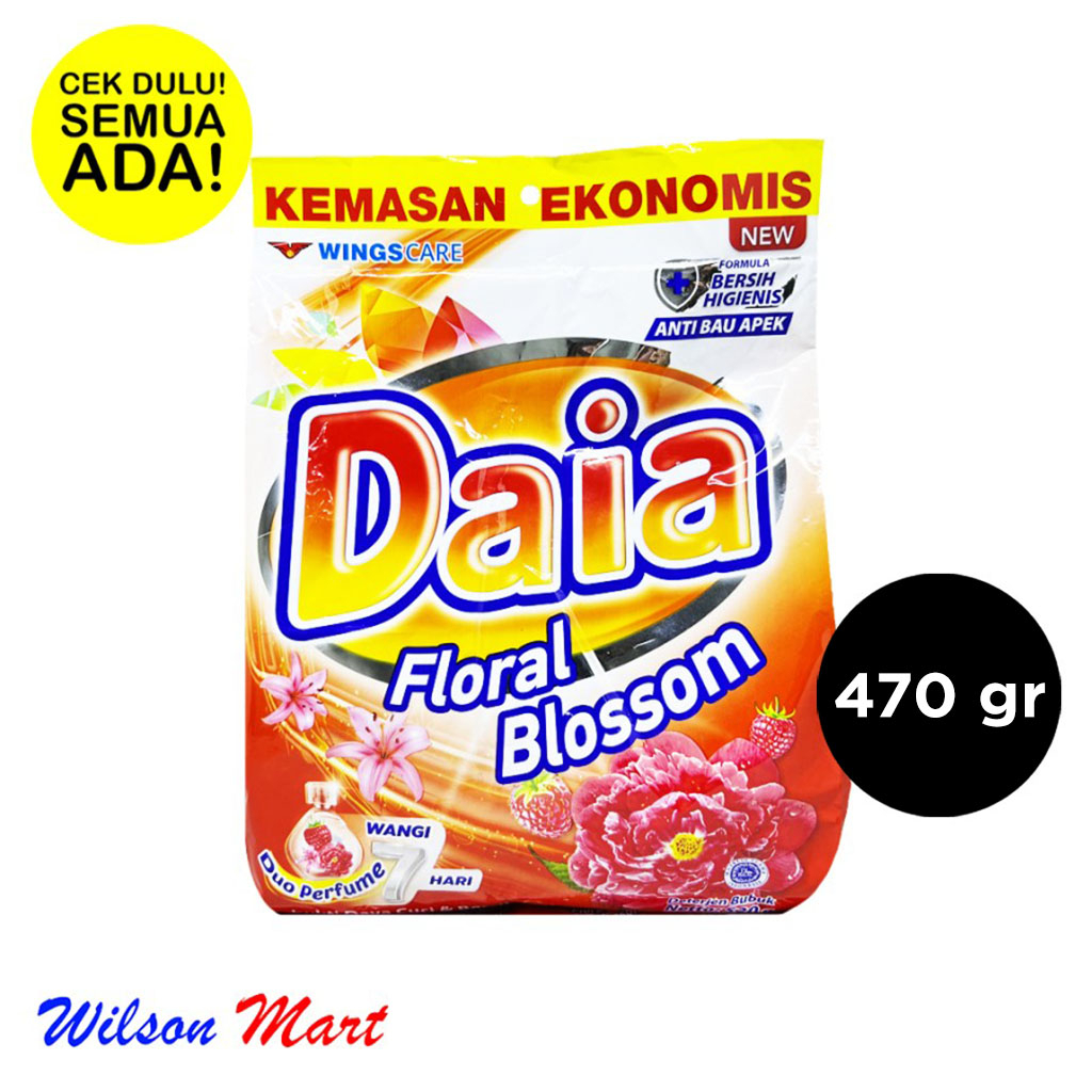 Jual DAIA BUNGA FLORAL BLOSSOM 470 GRAM DETERJEN DETERGENT | Shopee ...