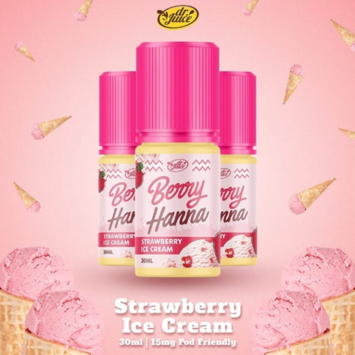 Jual LIQUID BERRY HANNA 30ML 15MG PODSFRIENDLY | Shopee Indonesia